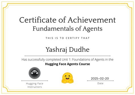 🚀 Excited to share that I’ve successfully completed the "Introduction to Agents Course" by ...