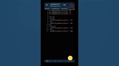 Finding Greatest Number Using Python Shorts Pythontutorial Coding Pythonprogramming Youtube