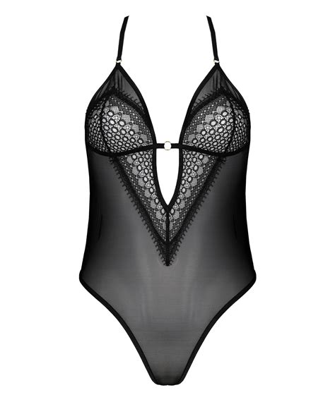 Casmir Denerys Black Sheer Mesh Bodysuit Sexystyle Eu