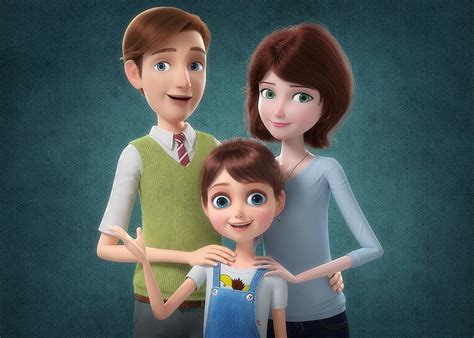 Pixar Families Animated Families Cartoon Castle 3d