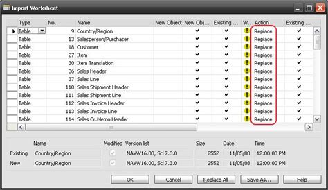 Import NAV Objects
