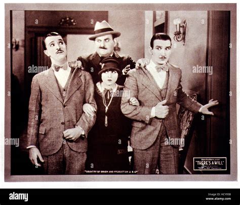 Theres A Will Us Lobbycard Front From Left Charles Dorety Thelma Daniels Charles King