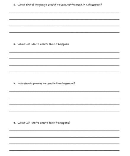 Classroom Expectations Assignment Classroom Management By Fcs For The Win