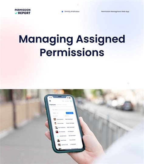 Saas Permission Report On Behance