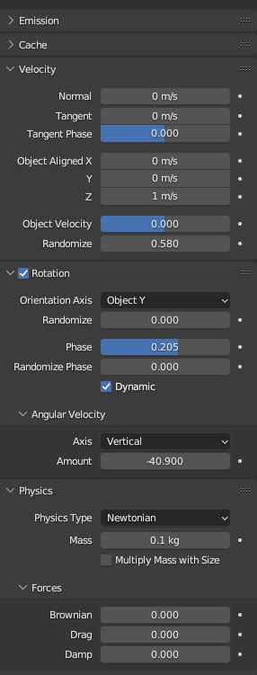 physics why do my particles keep spinning after hitting a collider