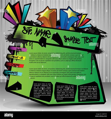 website template vector stock vector image and art alamy