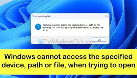 Windows Cannot Access Specified Device Path Or File Printer Error