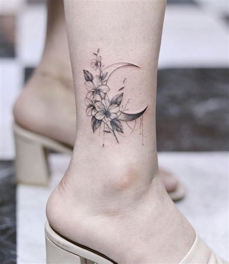 Татуировки на лодыжке 17 оригинальных и уникальных вариантов Anklet Tattoos For Women Tattoos