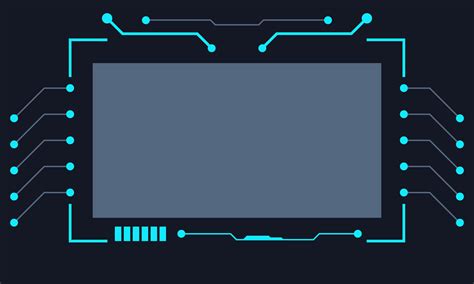 futuristic interface ui elements holographic hud user interface