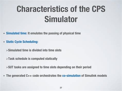Enabling Model Testing Of Cyber Physical Systems Ppt