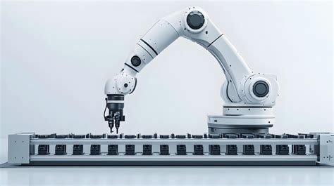3d Icon As Ai Robot Arm And Production Line Concept As An Ai Robot Arm Icon Paired With A