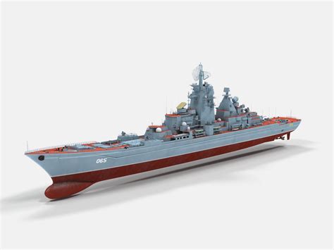 Kirov Class Battlecruiser 3d Model By Mermodels