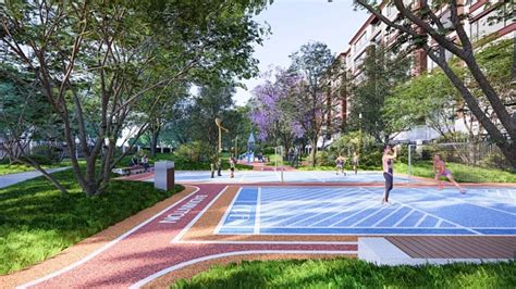 现代市政街旁公园景观效果图欣赏【知末效果图】