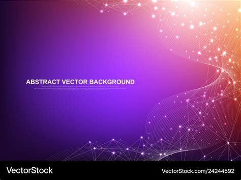 Networking Connection Concept Abstract Technology Vector Image