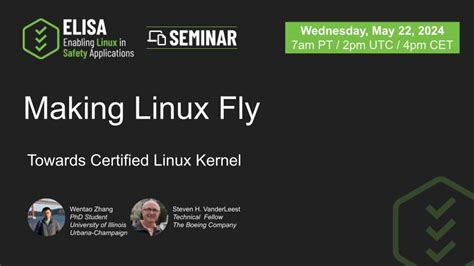 Elisa Project On Linkedin Elisa Seminar Making Linux Fly Towards