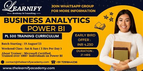 Learnify Academy And Consulting On Linkedin Business Analytics Power Bi Training Program