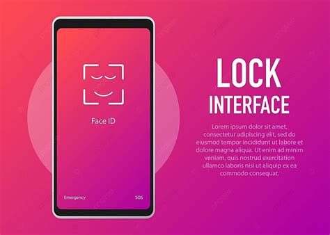 Interface For Lock Screen And Password Entry Pages Vector Illustration Of Screen Locking Vector