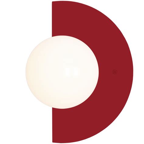 Candy Loop Globe Wall Light Red Dyke And Dean
