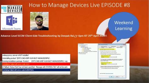 Sccm Client Troubleshooting Advanced Level With Real World Experience