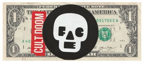 Cult Doom Face Skull Sticker