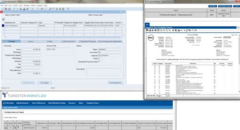 Oracle E Business Suite Tungsten Network