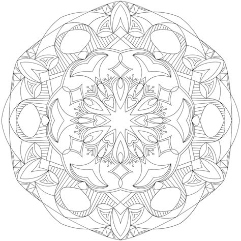 Rolling Tide Coloring Page Monday Mandala
