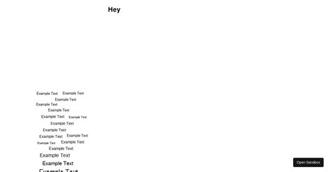 React Wordcloud Forked Codesandbox