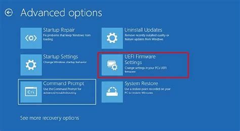 How To Access Or Use Uefi Firmware Settings In Windows 11 Tech2geek