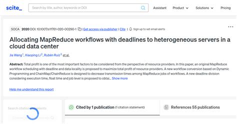 Allocating Mapreduce Workflows With Deadlines To Heterogeneous Servers
