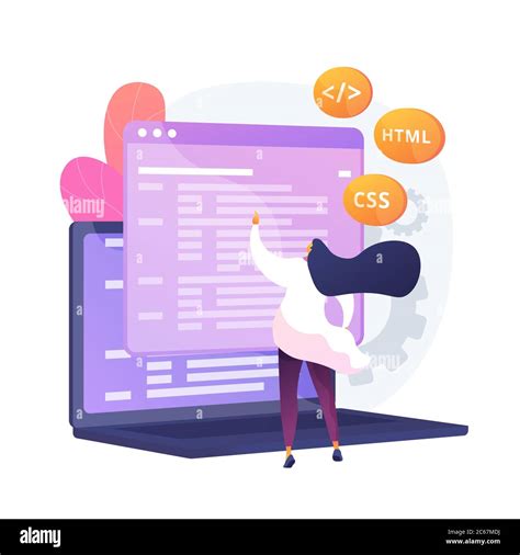 Computer Programmeing Vector Concept Metaphor Stock Vector Image And Art