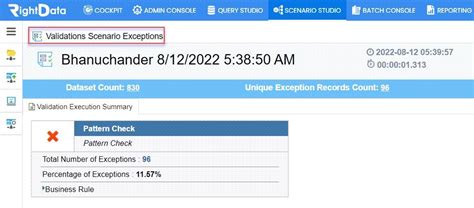 Validation Using Pattern Check Business Rule Rightdata