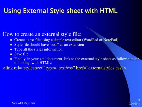 PPT HTML And CSS Cascading Style Sheets PowerPoint Presentation Free Download ID