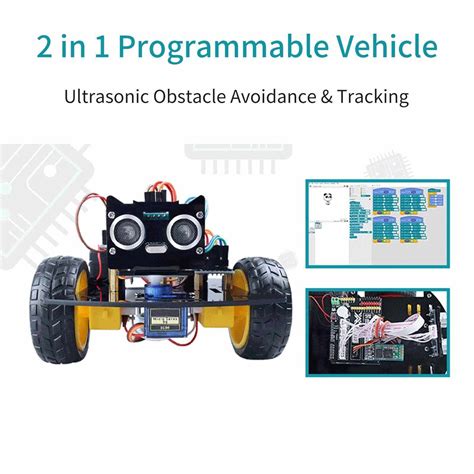 Smart Robot Diy Kit Intelligent Programmable Robot Kit With Arduino