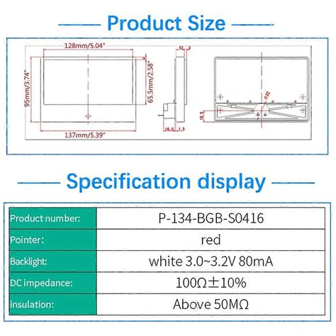 Vu Meter Header With Backlit Audio Db Level Header Power Amplifier
