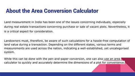 Ppt Now Calculating Land Conversion Would Be Easy Powerpoint