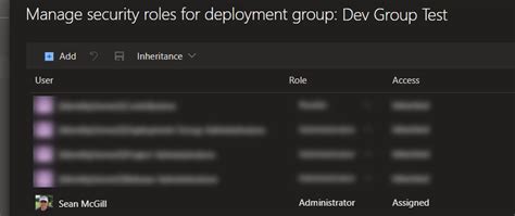 security deployment groups you do not have permissions to register