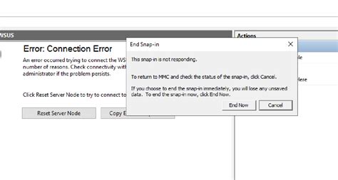 Moving Wsus Wid To 2016 Sql Getting Error Message Windows Spiceworks Community