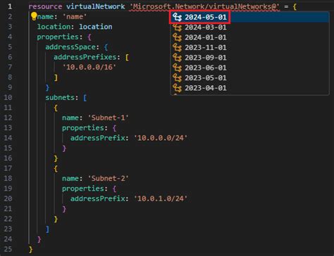 빠른 시작 Visual Studio Code를 사용하여 Bicep 파일 만들기 Azure Resource Manager Microsoft Learn