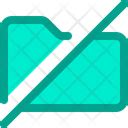 Slash Folder Icon Download In Dualtone Style