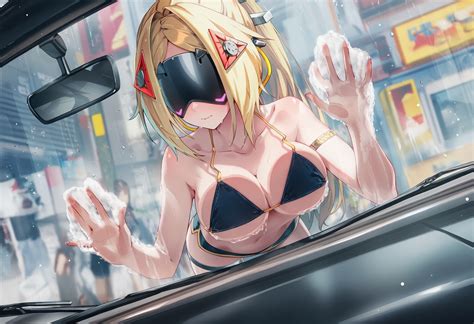 Rule 34 Ai Generated Bikini Car Eyes Obstructed Female Female Focus No Eyes Raaicave Trigger