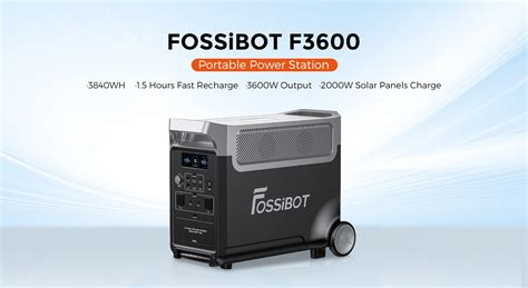 Fossibot F3600 Portable Power Station 3 600w 3 840wh Fossibot Eu