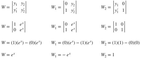 Using Variation Of Parameters With A System Of Equations To Find The Particular Solution
