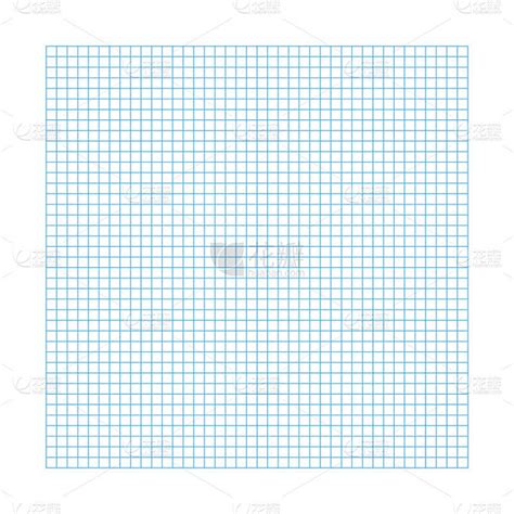 方格纸。摘要平方背景与颜色图。几何图案的学校，墙纸，纹理，笔记本。在透明背景上划线空白