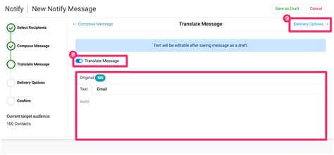 sending a notify message schoolstatus connect