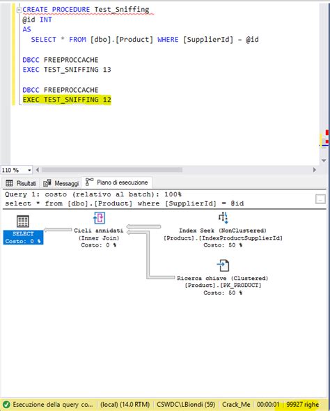 Sql Server The Parametrization And The Parameter Sniffing