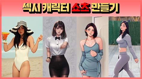 섹시 AI 캐릭터 영상 만들기 쇼츠로 딱이네 1분 완성 YouTube