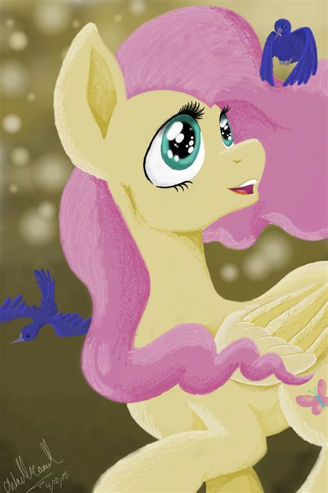 Flutter Shy By Spidygal123 On Deviantart