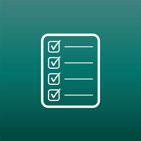 To Do List Icon Checklist Task List Vector Illustration In Flat Style Reminder Concept Icon