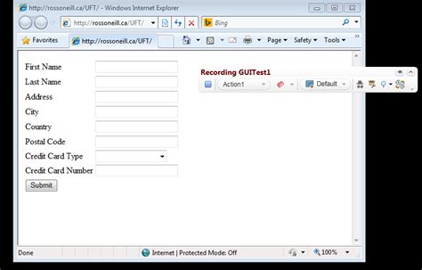 Unified Functional Testing Tutorial Lesson 1