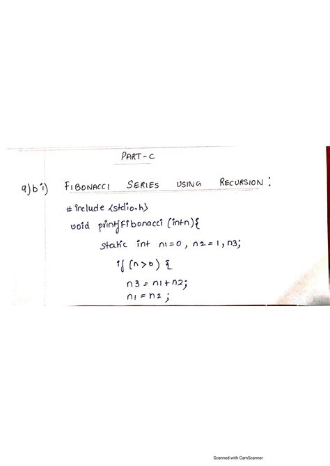 Solution Fibonacci Series Using Recursion And Swap Using Pointers In C